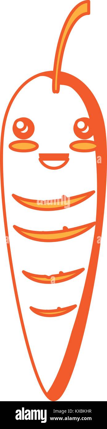 kawaii carrot icon Stock Vector Image & Art - Alamy