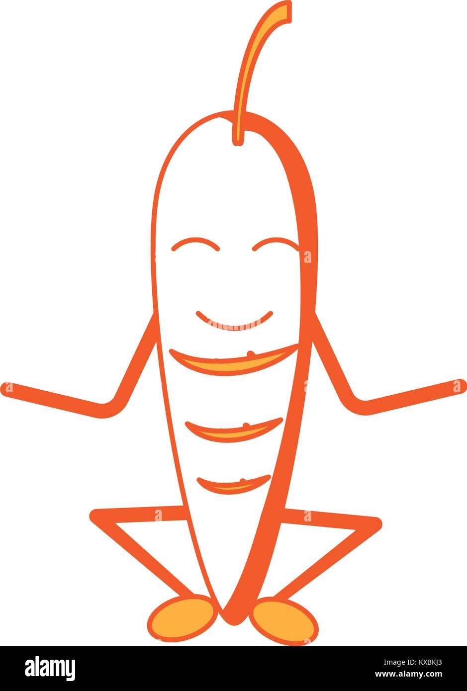 kawaii carrot icon Stock Vector Image & Art - Alamy