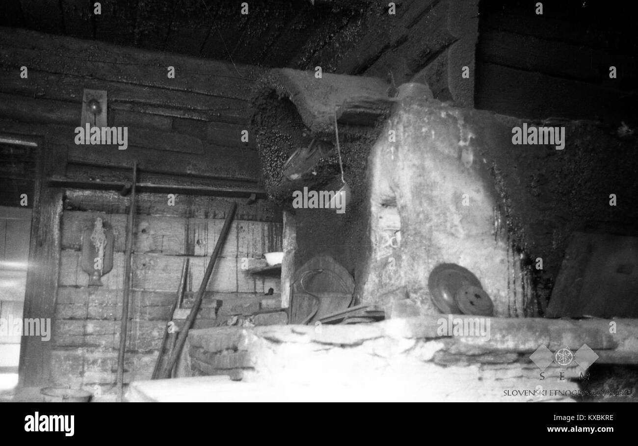 A 1963 photograph from Skomarje, pri Skuci, Slovenia, documenting local ...