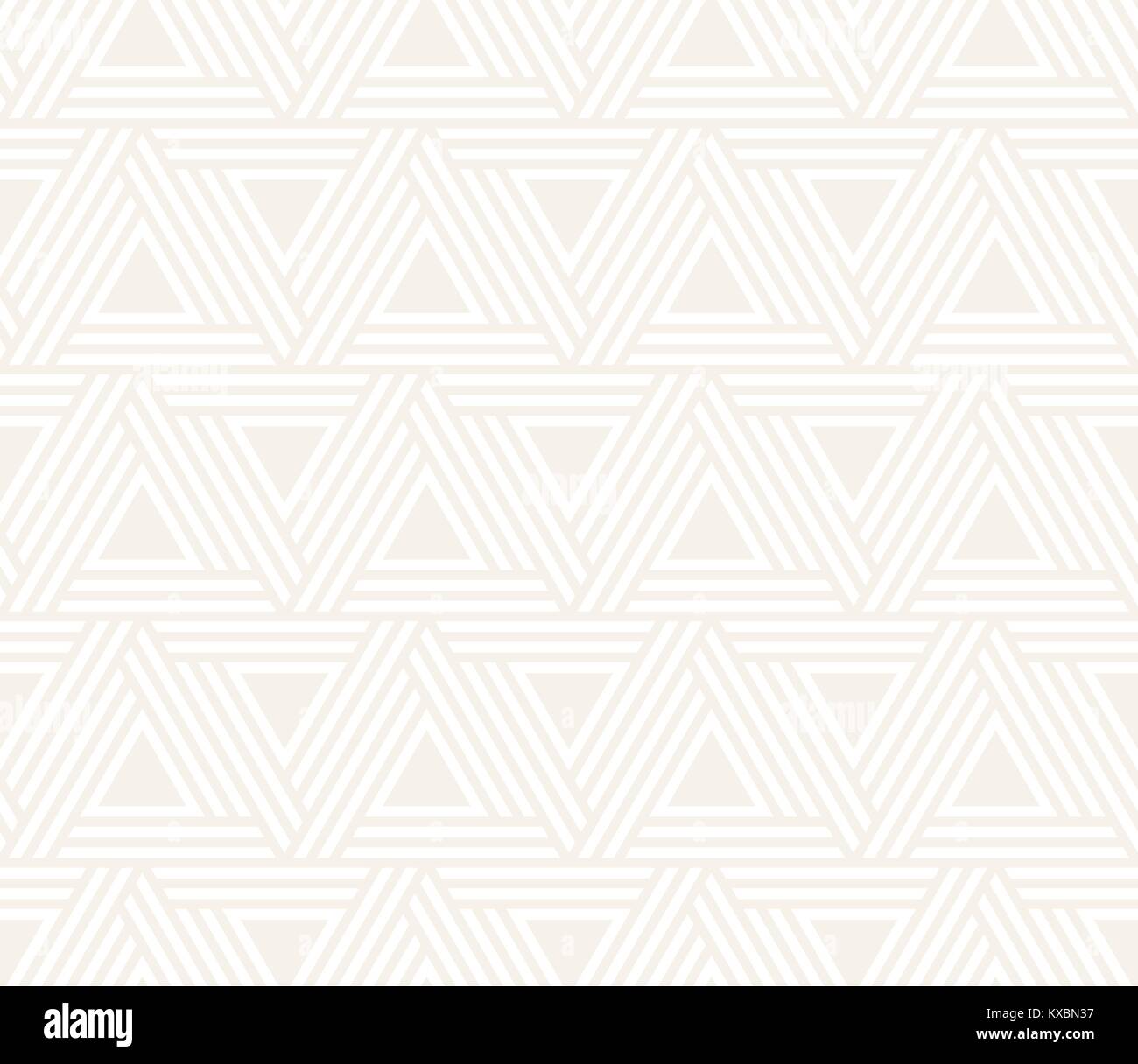 Vector seamless pattern. Modern stylish texture. Repeating geometric tiles from striped triangle ...