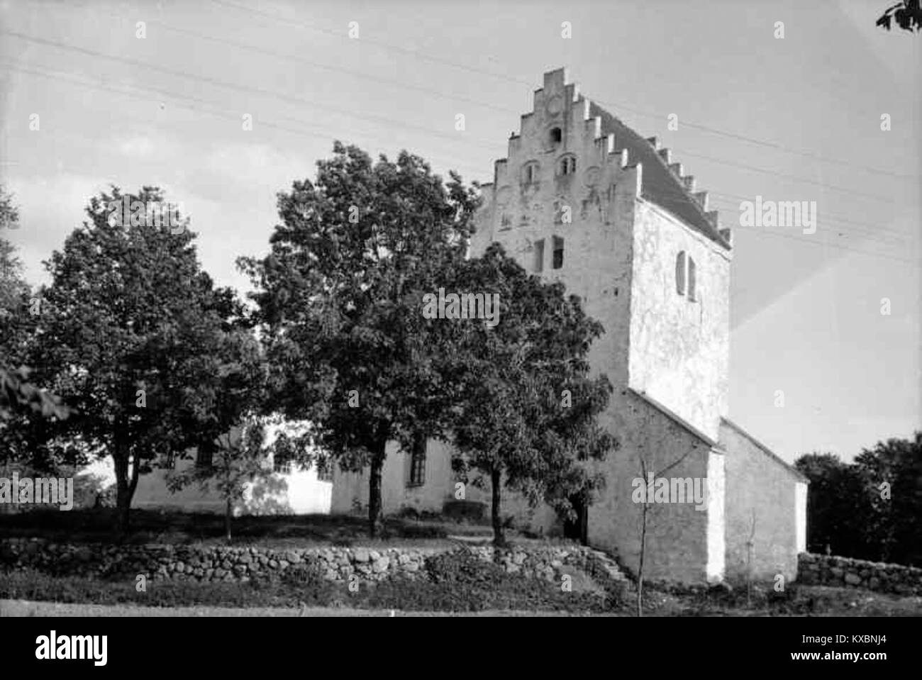 Skårby kyrka - KMB - 16000200062301 Stock Photo - Alamy