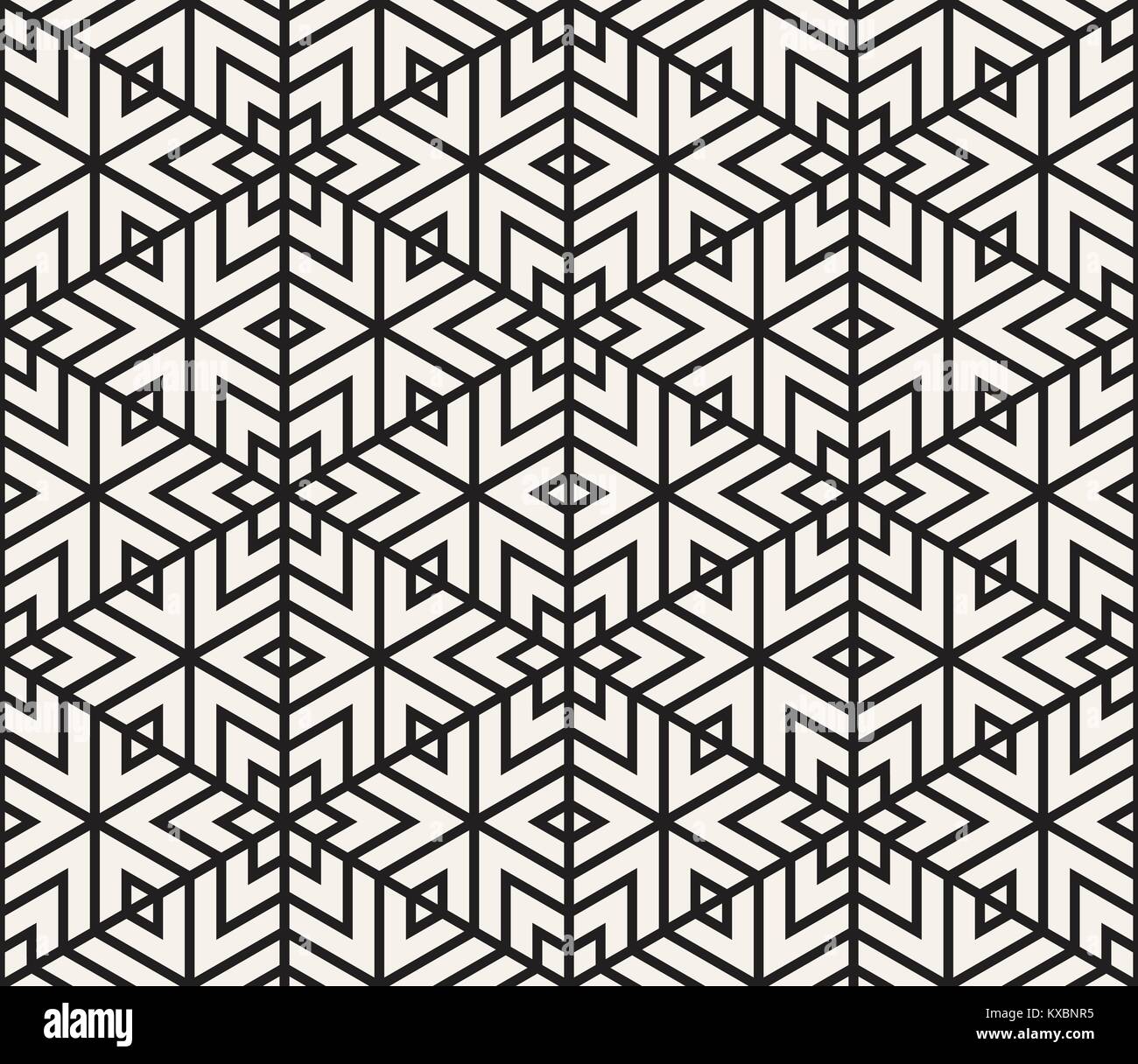 Vector seamless pattern. Modern stylish texture. Repeating geometric ...