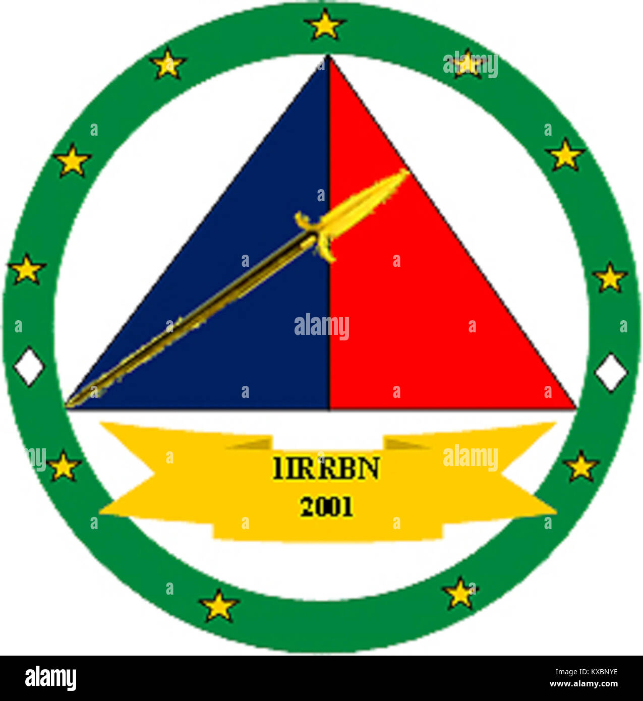 The image shows the official seal of the 1st (IFU) Ready Reserve ...