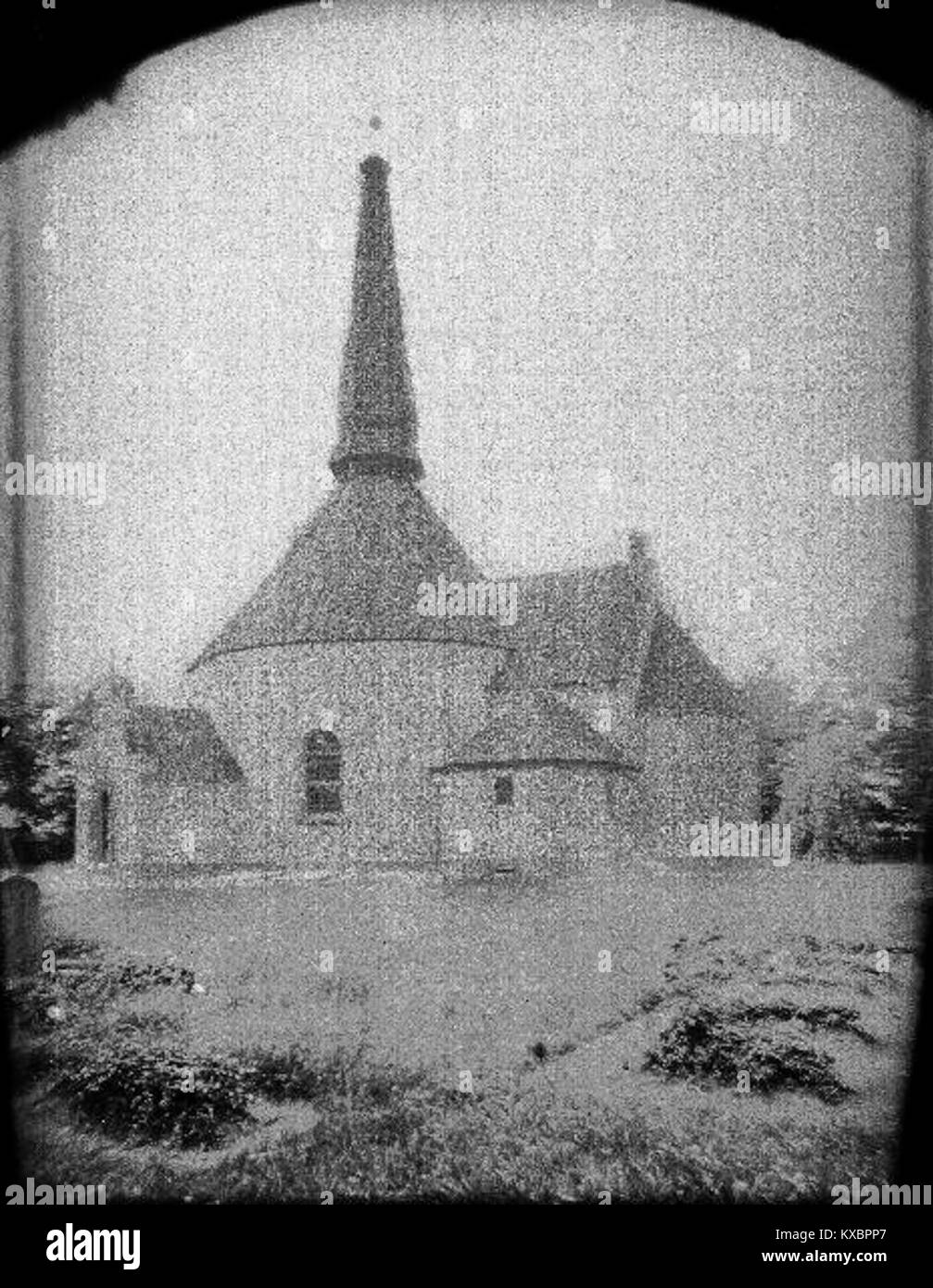 Photograph of Skörstorp Church in Sweden, one of the country’s few ...