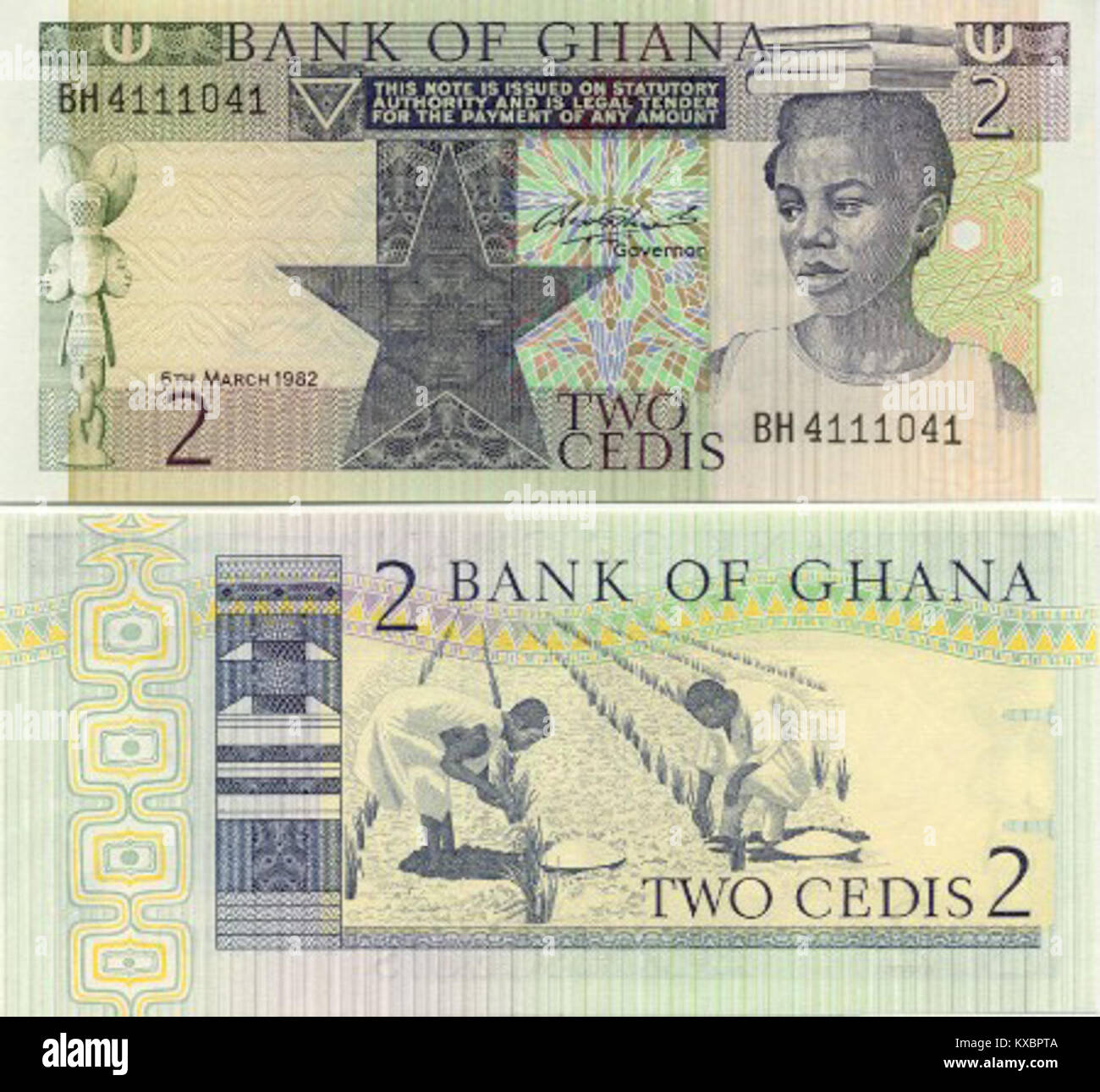 2 cedis (1979 Stock Photo - Alamy