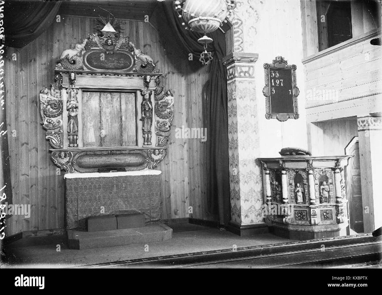 This image represents the Skövde Soldier's Home and the Garnison Church ...