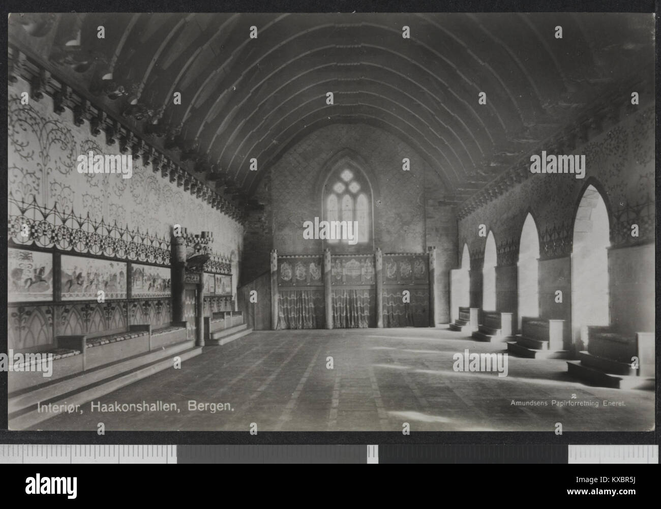 This interior photograph taken in 2016 shows the great hall known as ...