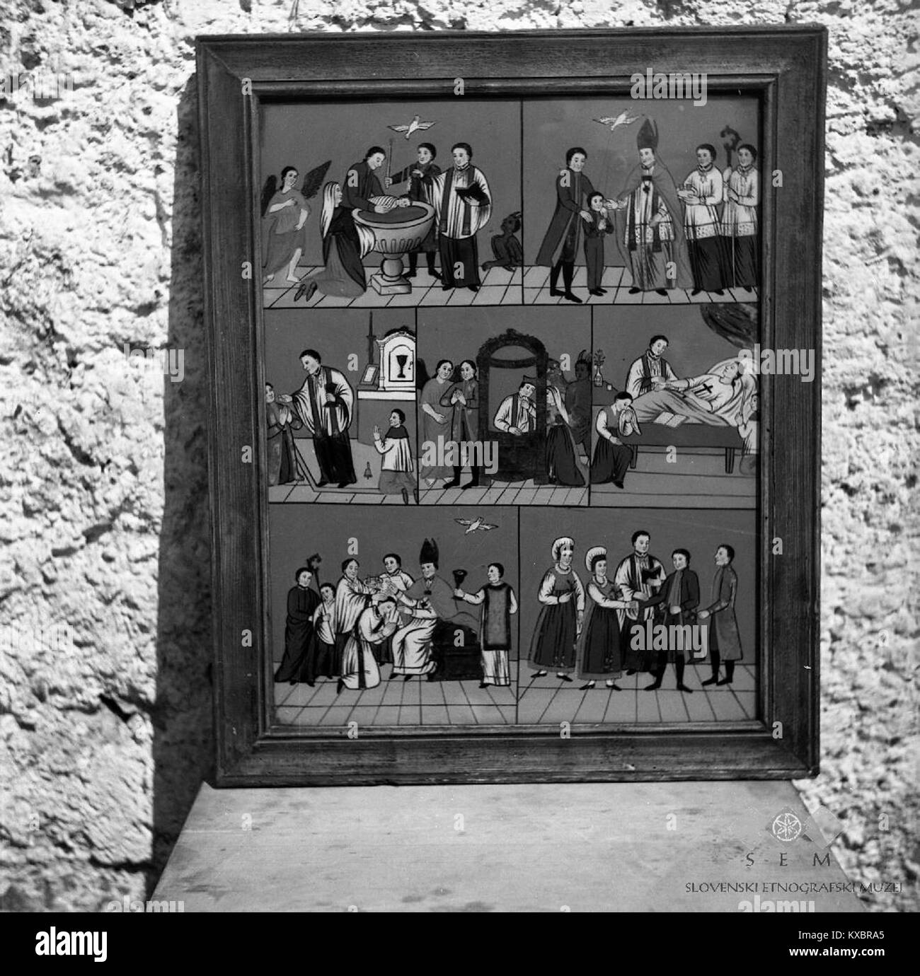 Glass painting from 1954 hi-res stock photography and images - Alamy