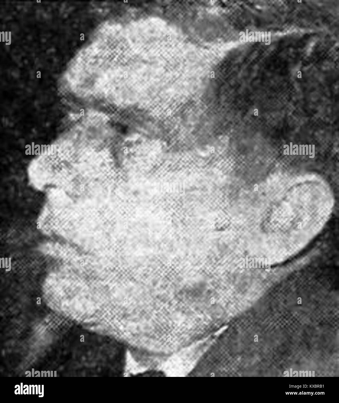 A historical portrait of Slobodan Penezić, a Yugoslav political figure ...