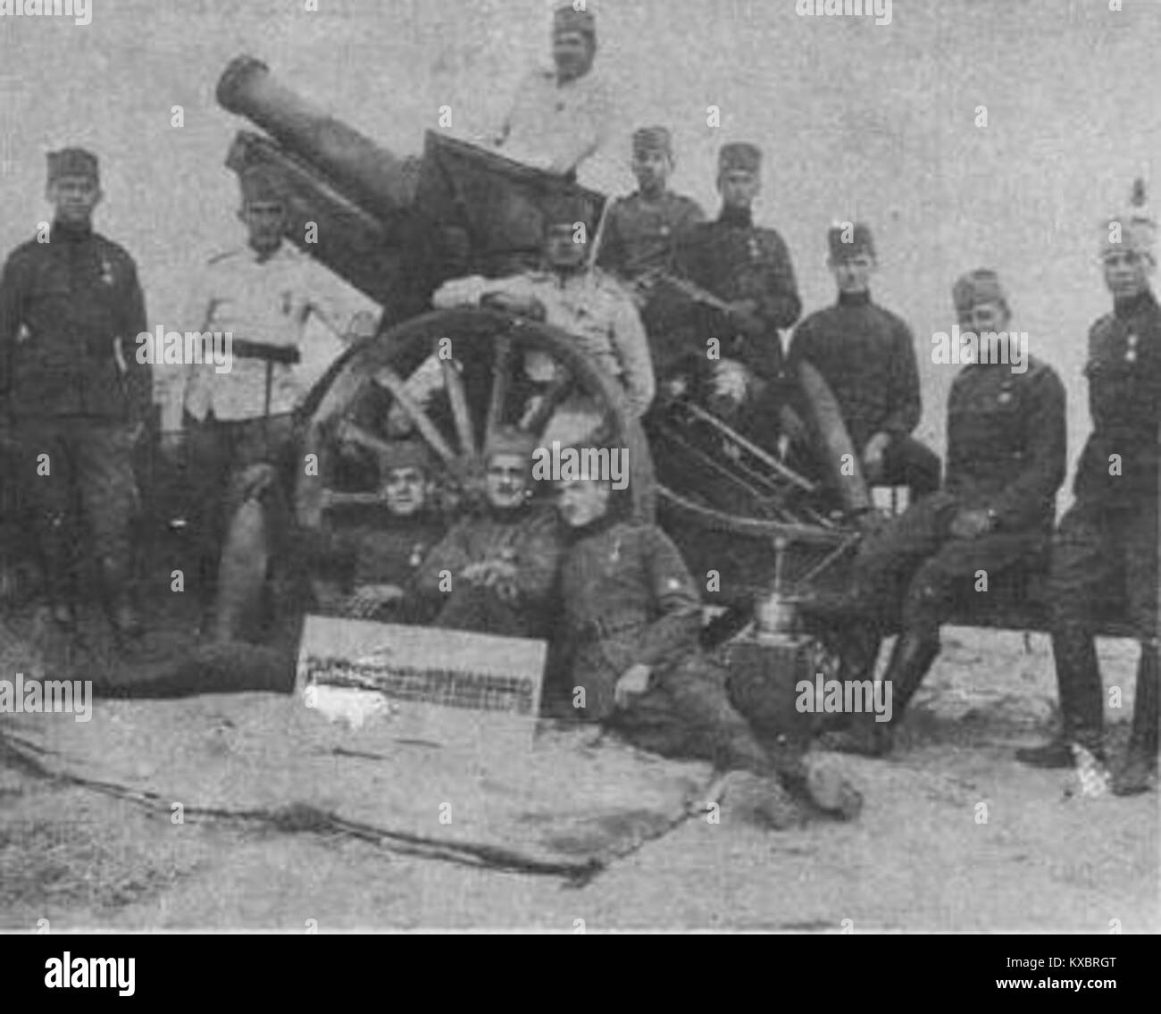 Slovene artillerymen in Petrovaradin, an important historical site ...