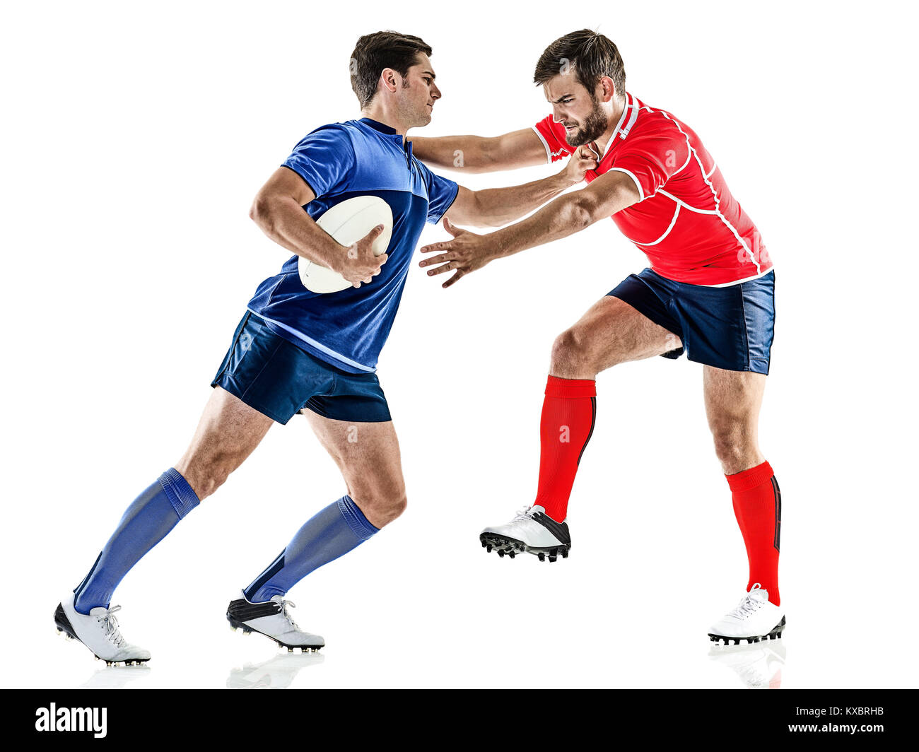 Smiling rugby players Cut Out Stock Images & Pictures - Alamy