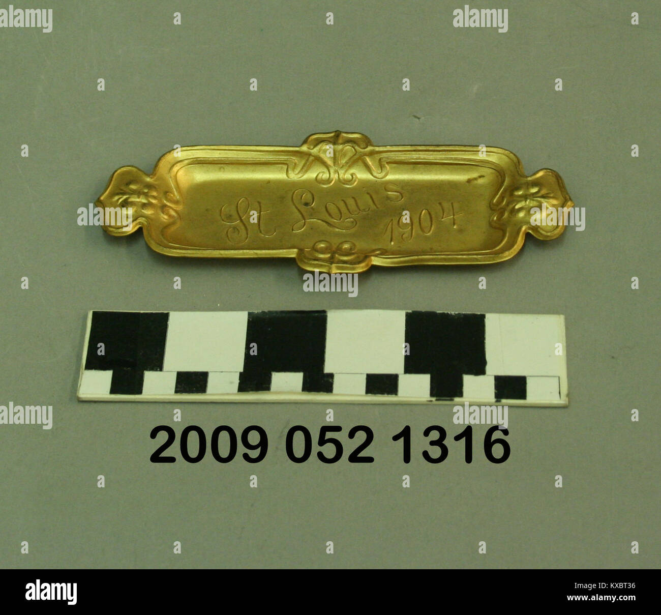 Small Rectangular Gilt Pin Tray from the 1904 World’s Fair Stock Photo ...