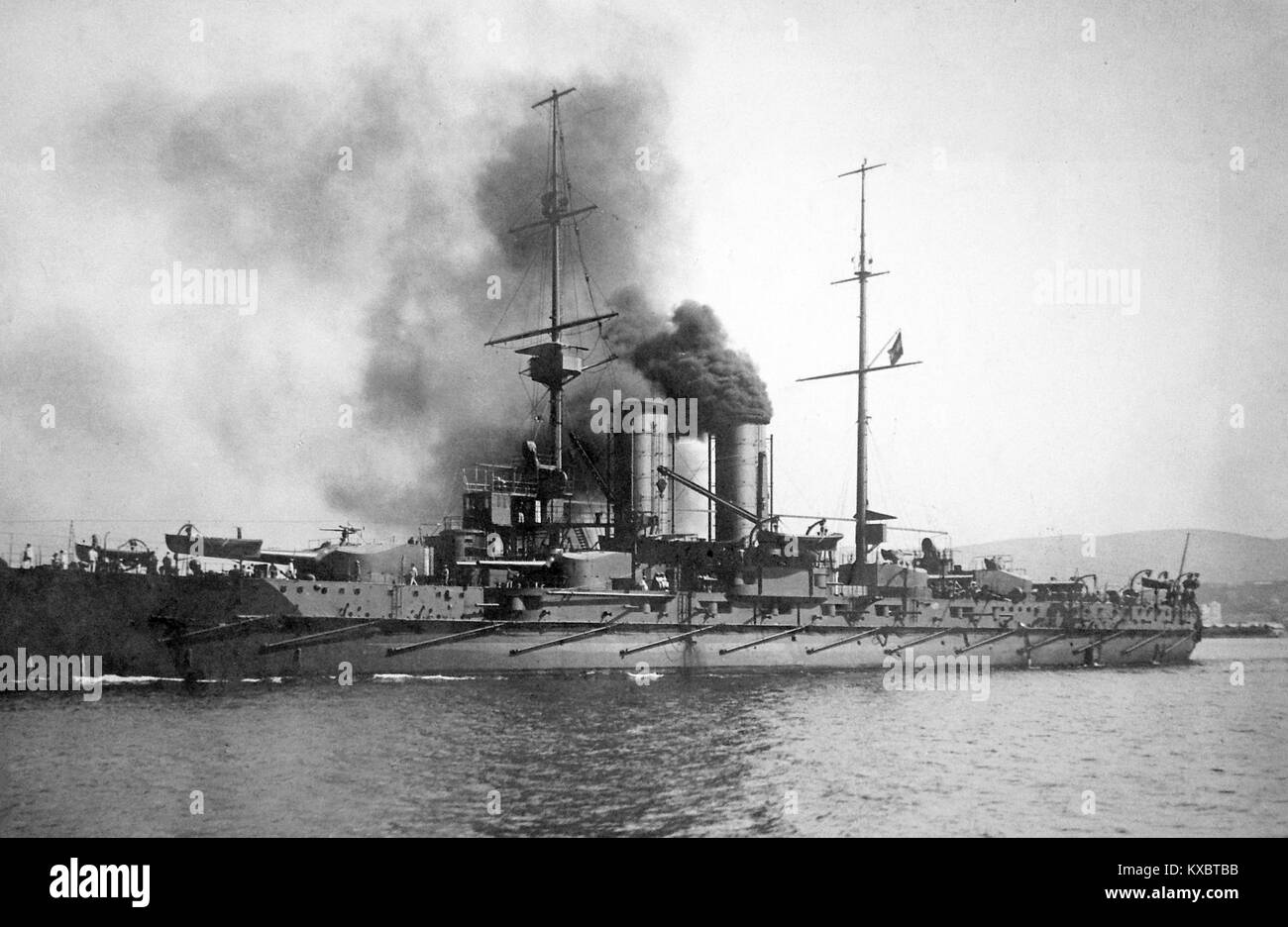 Austro hungarian battleship Black and White Stock Photos & Images - Alamy