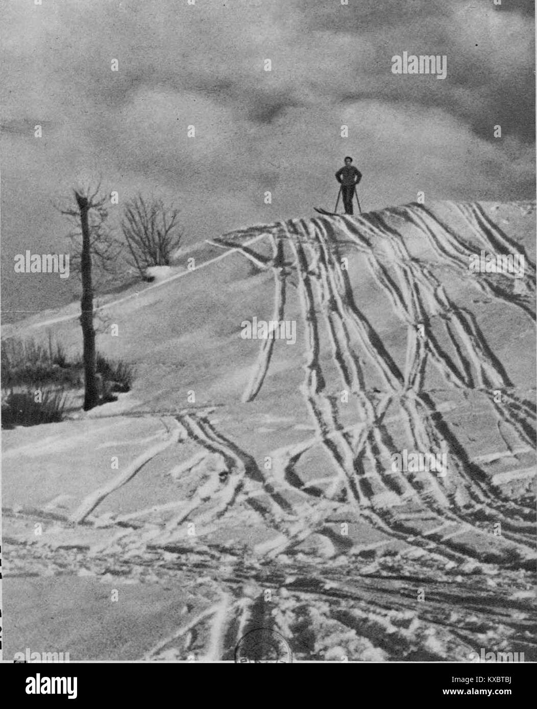 Alpine athlete Black and White Stock Photos & Images - Alamy