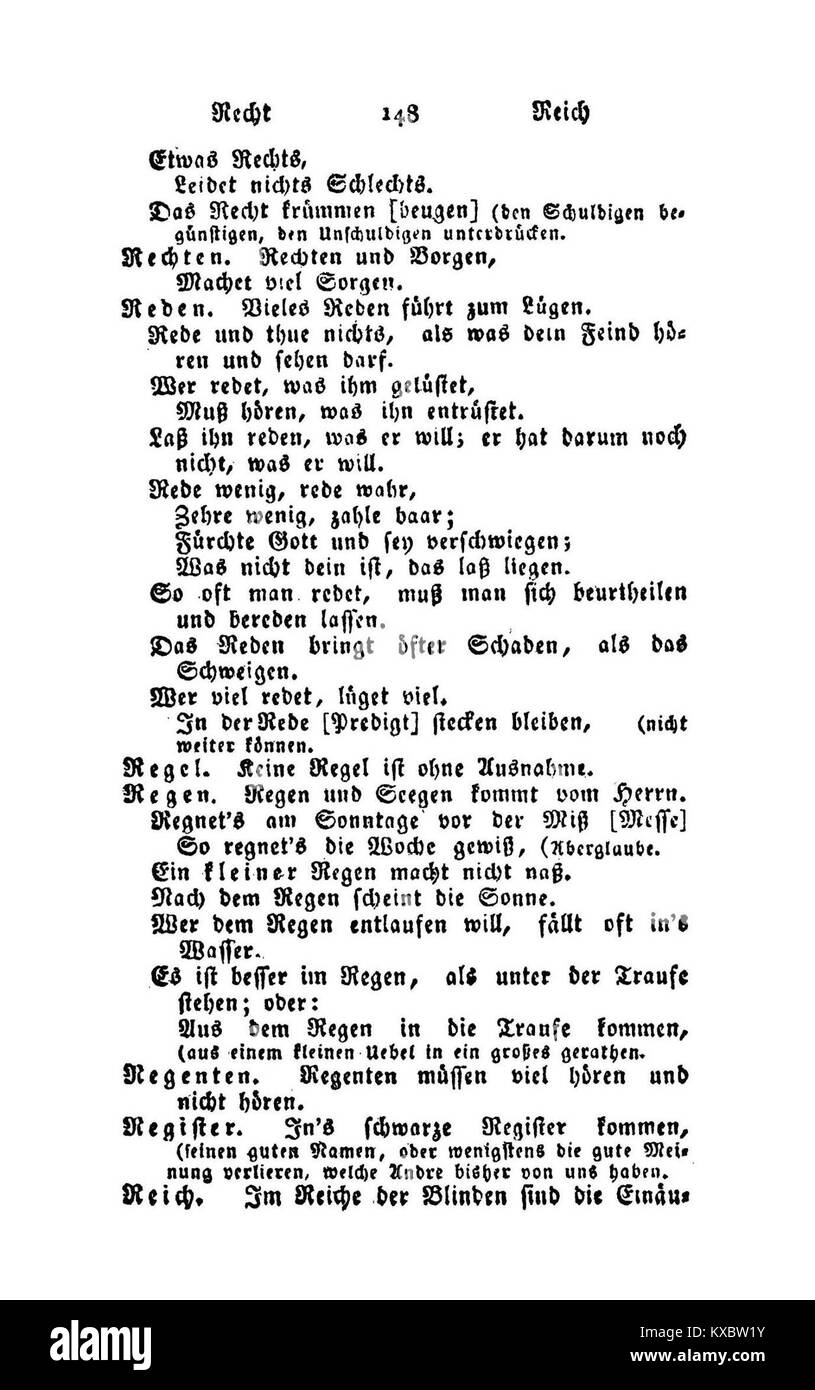 The 'Sprichwörter-Lexikon' by Wagener is a dictionary of proverbs ...