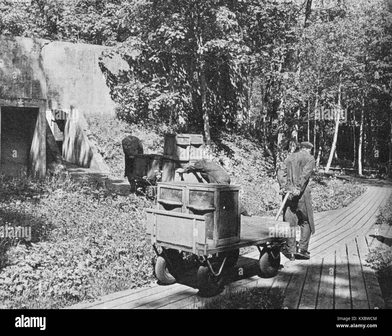 Worksite transport Black and White Stock Photos & Images - Alamy