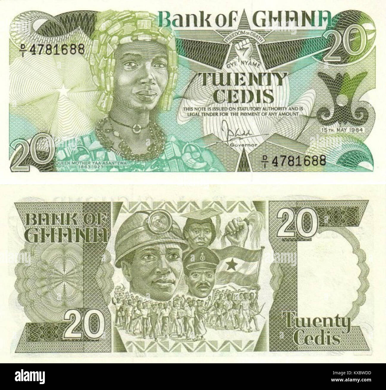 Ghana bank note hi-res stock photography and images - Alamy