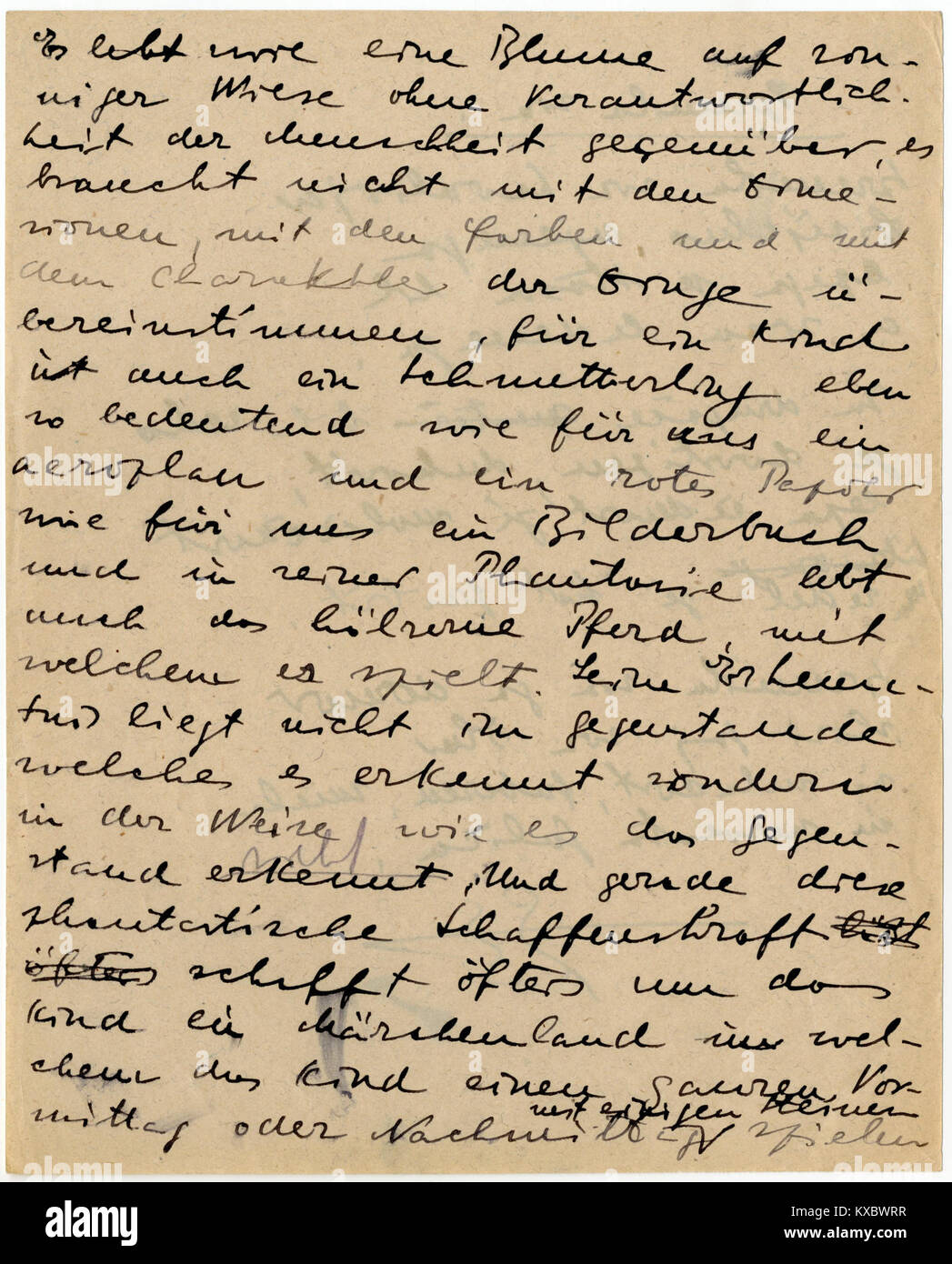 The poem 'Er lebt wie eine Blume' ('He Lives Like a Flower') by ...
