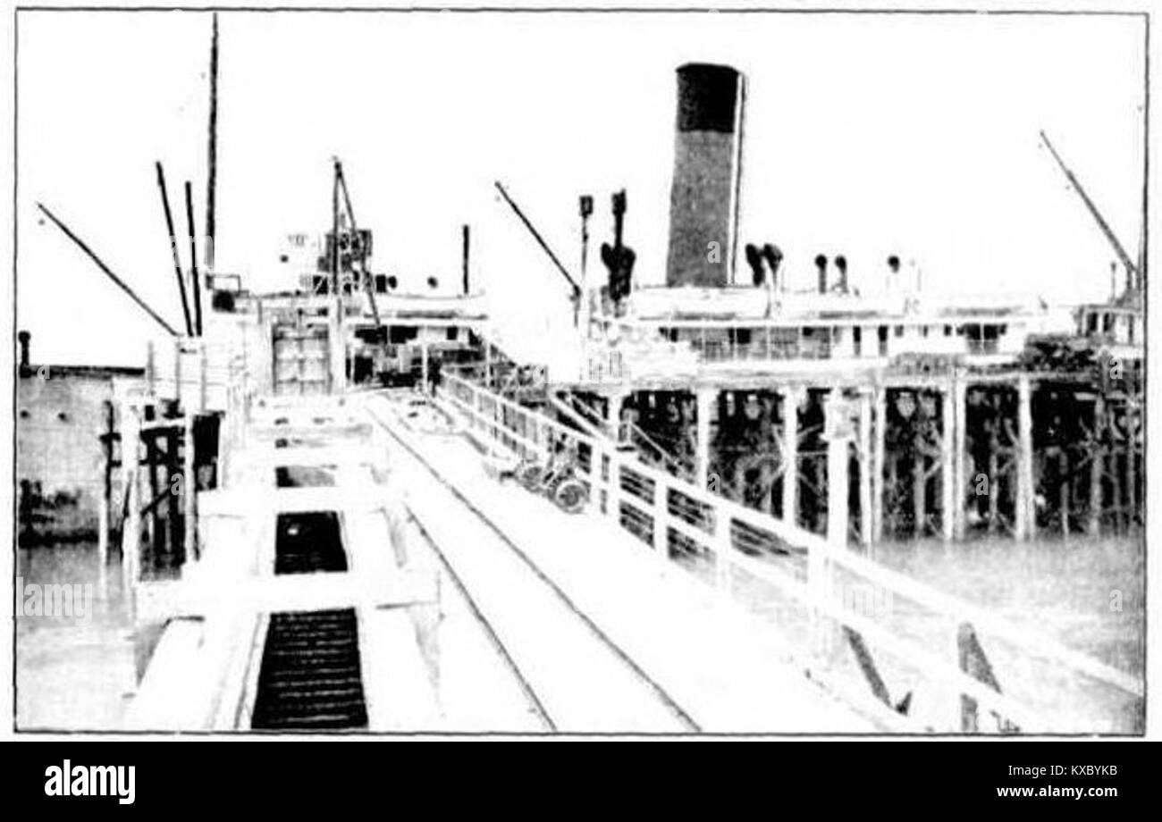 Cargo ship in waters Black and White Stock Photos & Images - Alamy