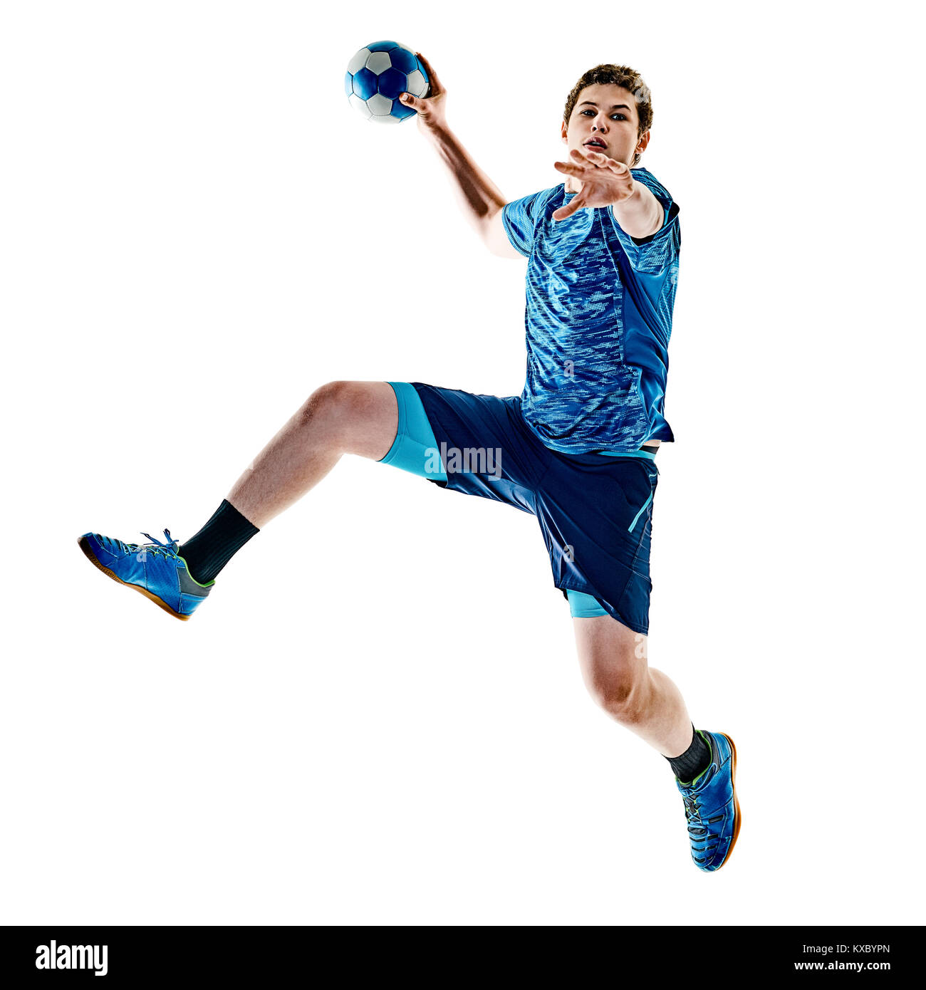 Handball children hi-res stock photography and images - Alamy