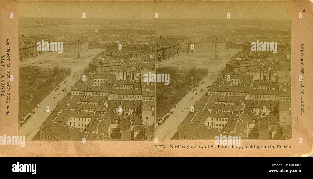 St. Petersburg. Russia. — Stereo card 08 Stock Photo - Alamy
