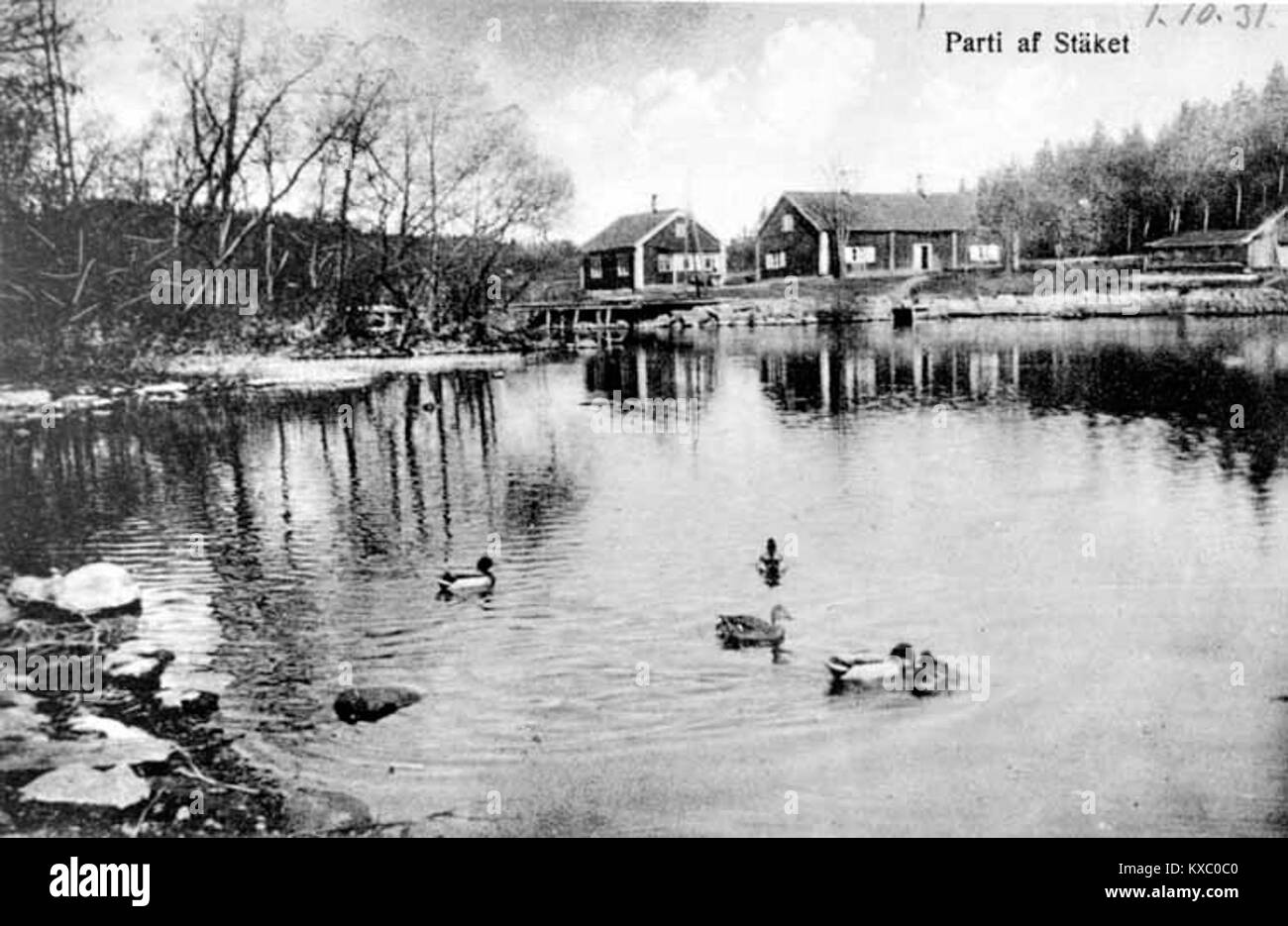 Stäket Inn and Tavern on Stäketsholmen, Sweden, photographed in the ...