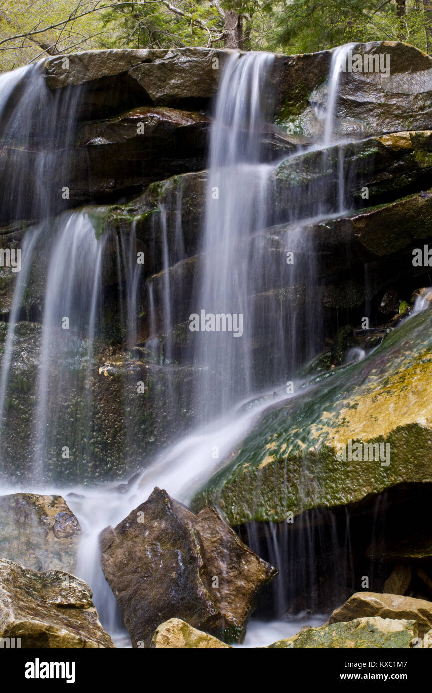 Small waterfall Niagara Escarpment Dundas Ontario Canada Stock Photo ...