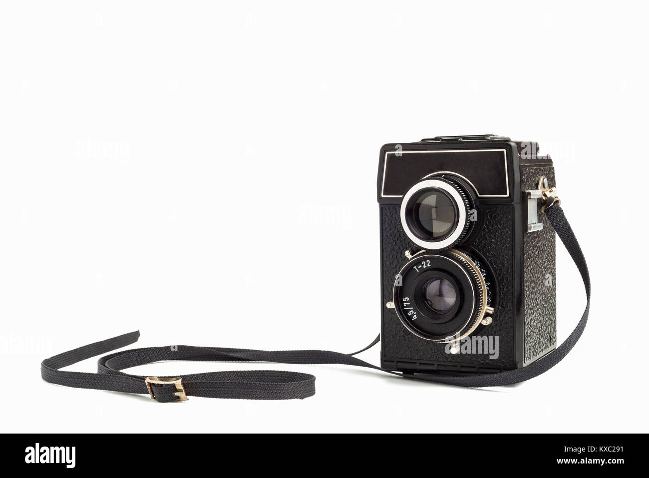 Old vintage camera on white background. Lomo camera Stock Photo - Alamy
