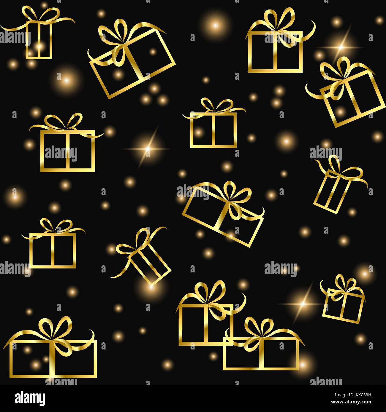 seamless background of gifts and shins Stock Vector Image & Art - Alamy