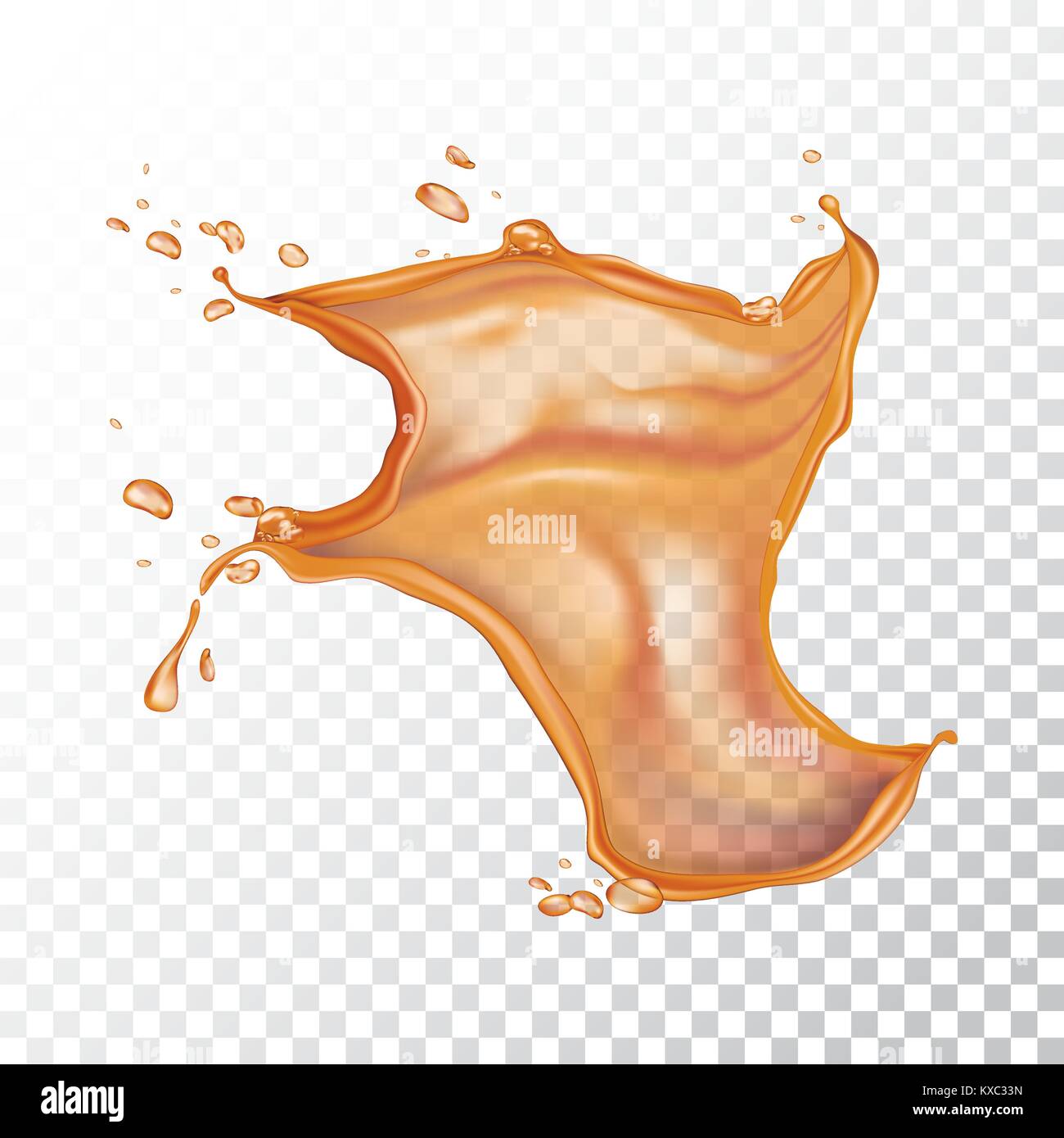 Pouring orange juice in Stock Vector Images - Alamy