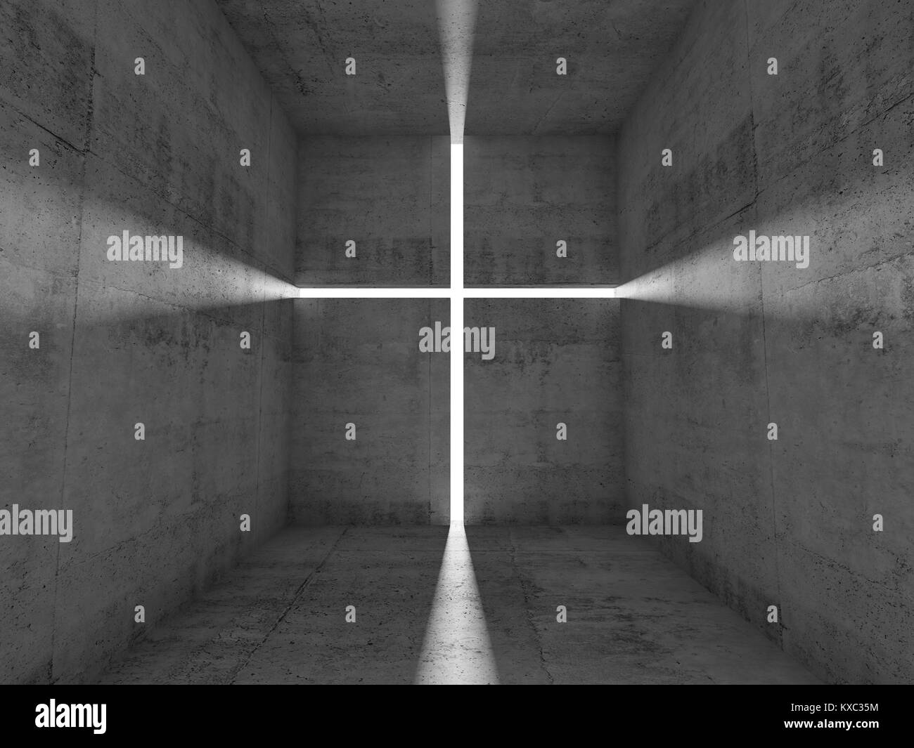 Cross cross concrete beams Black and White Stock Photos & Images - Alamy