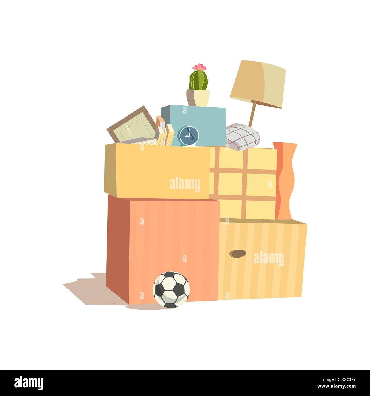 Moving to new house Stock Vector Image & Art - Alamy