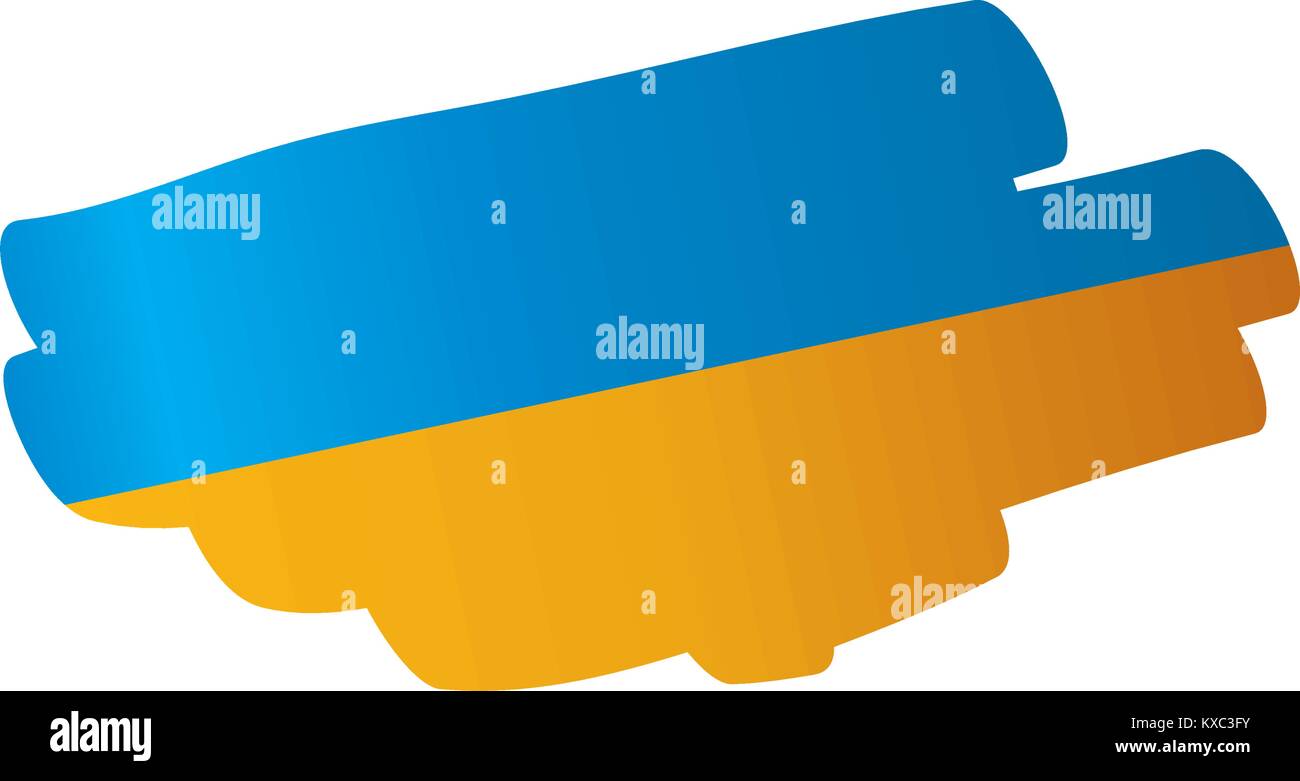 Ukraine flag, vector illustration Stock Vector Image & Art - Alamy