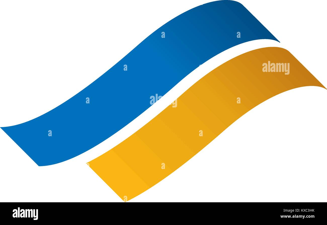 Ukraine flag, vector illustration Stock Vector Image & Art - Alamy