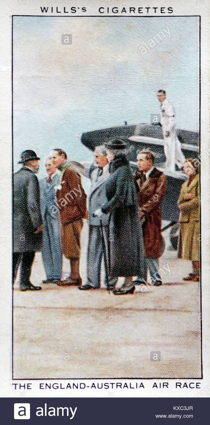 The Reign of King George V - The England Australia Air Race 1934 Stock ...