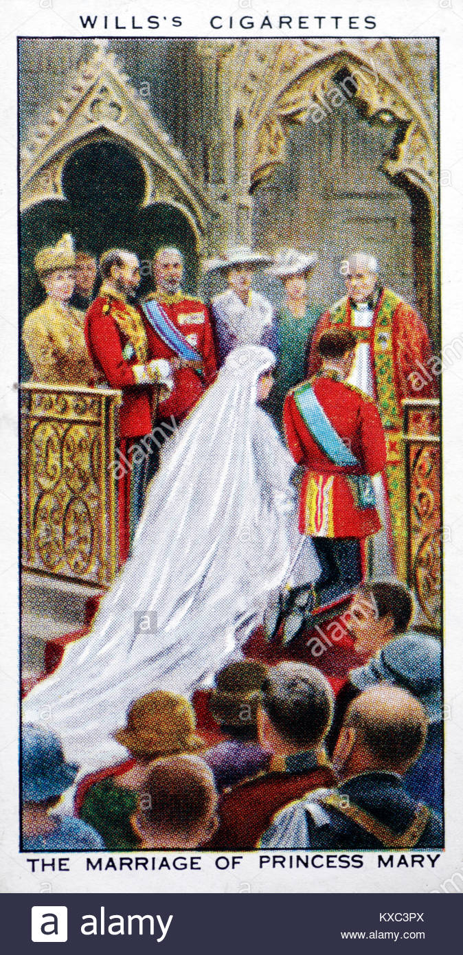 The Reign of King George V - The marriage of Princess Mary 1922 Stock ...
