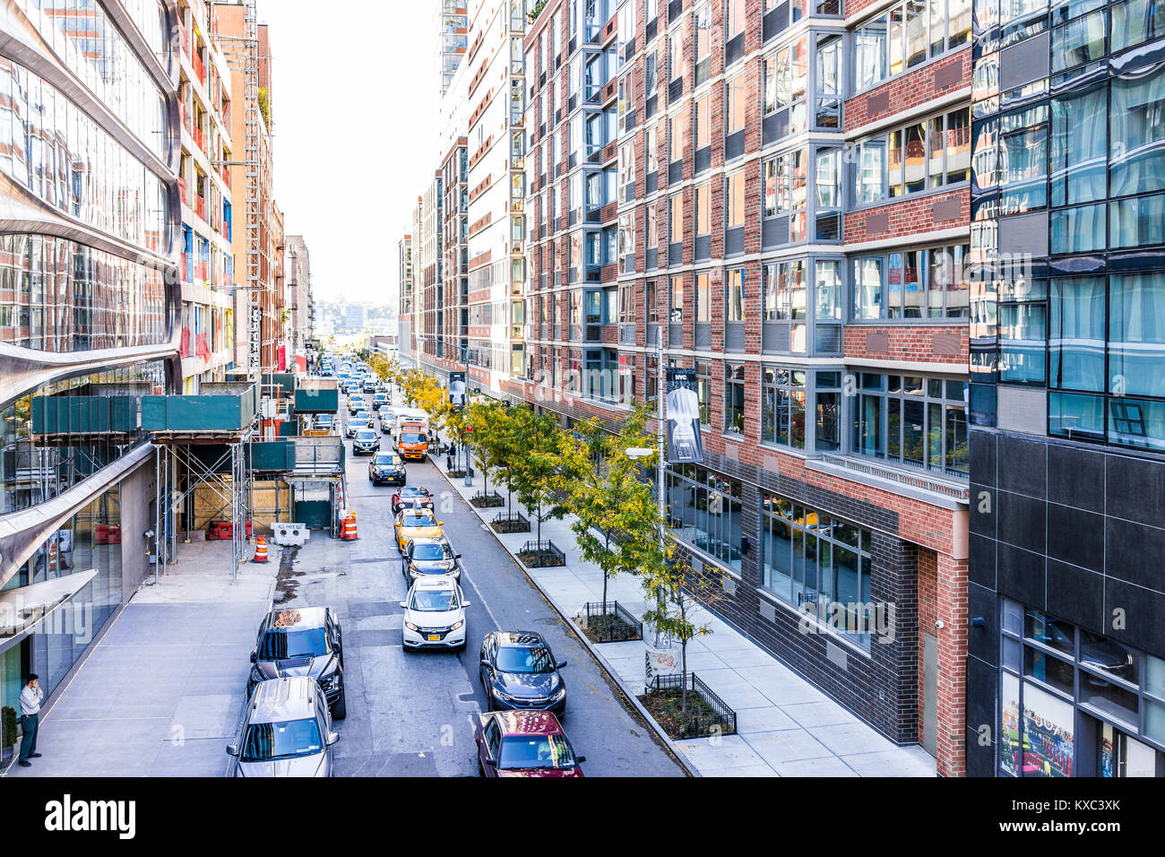 Cityscape lower manhattan neighborhood aerial hi-res stock photography ...