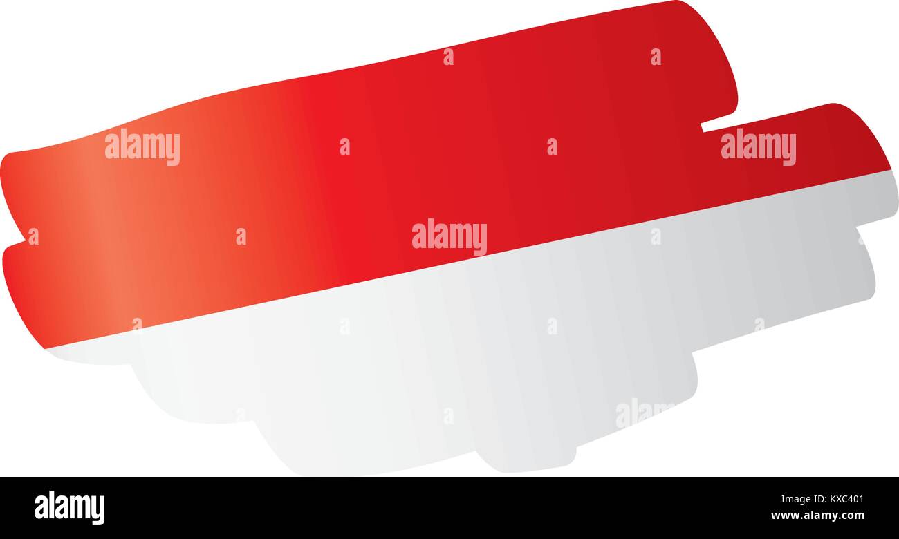 Indonesia flag, vector illustration Stock Vector Image & Art - Alamy