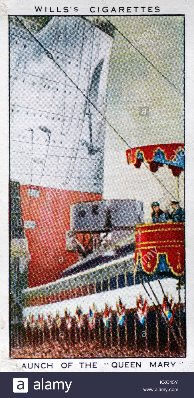 The Reign of King George V - Launch of the Queen Mary from John Browns ...