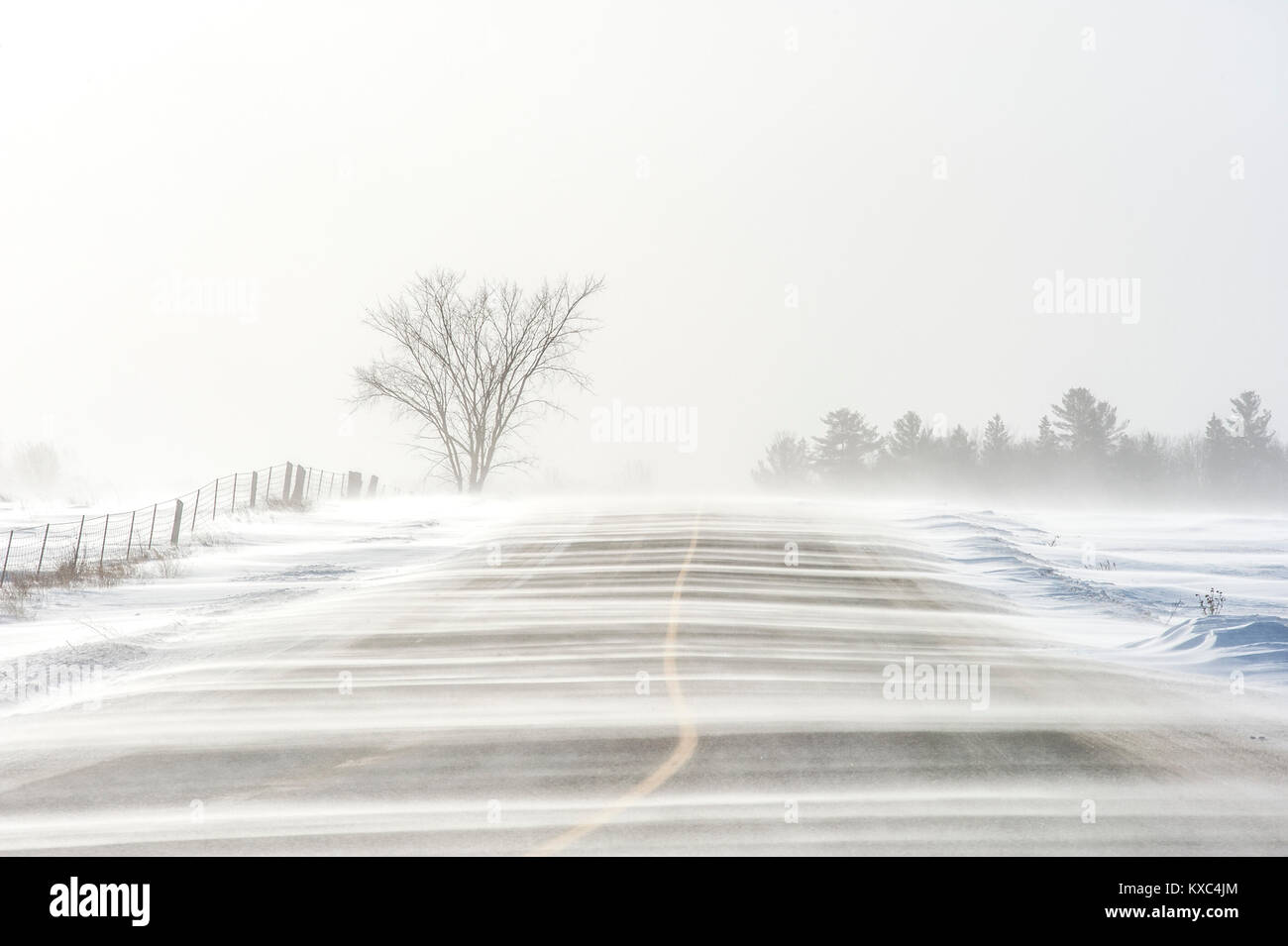 Winter in Canada Stock Photo - Alamy