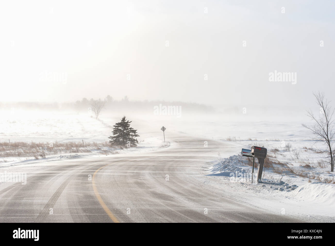 Winter in Canada Stock Photo - Alamy