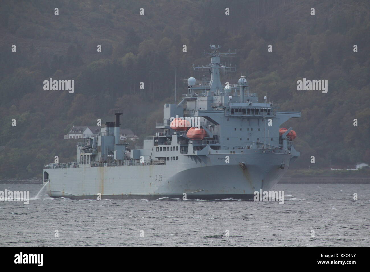 RFA Argus (A135), a Primary Casualty Receiving Ship operated by the ...