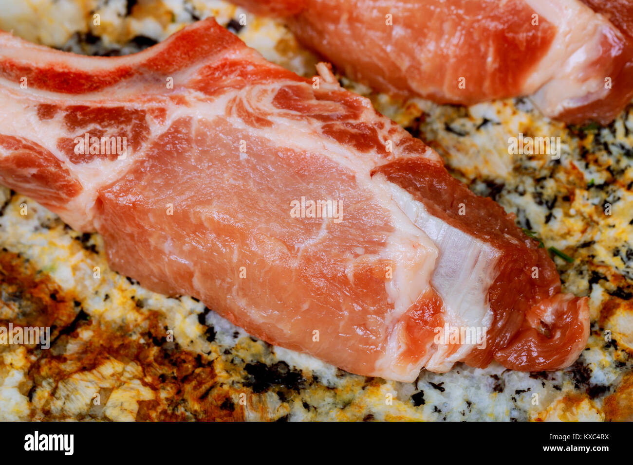 Fresh juicy pork loin hi-res stock photography and images - Alamy