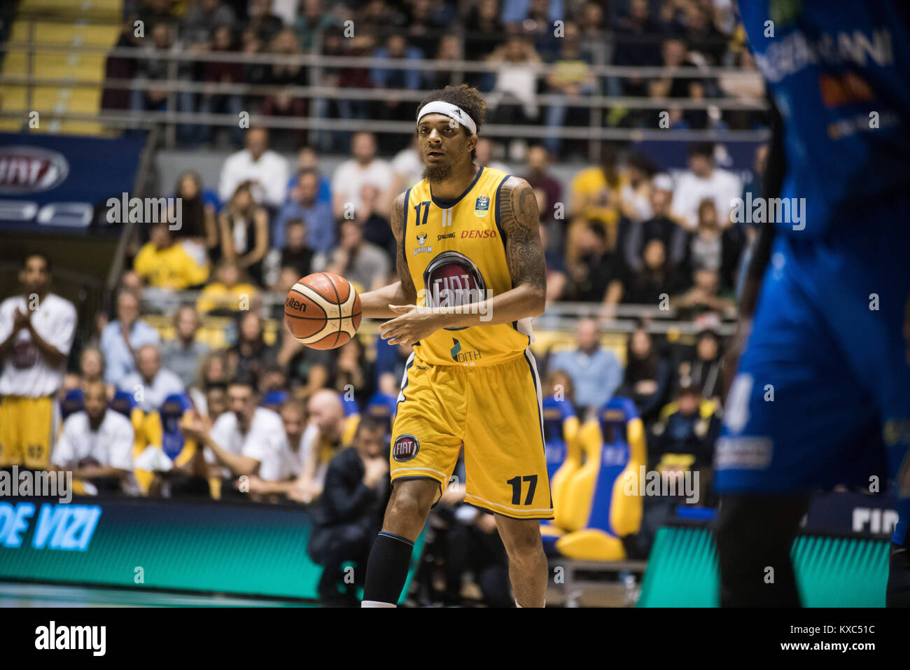 Turin, Italy. 07th Jan, 2018. Deron Washington (Fiat Torino Auxilium ...
