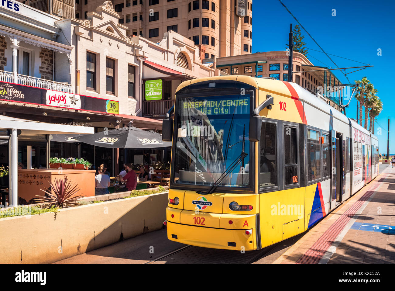 Adelaide tram hi-res stock photography and images - Alamy