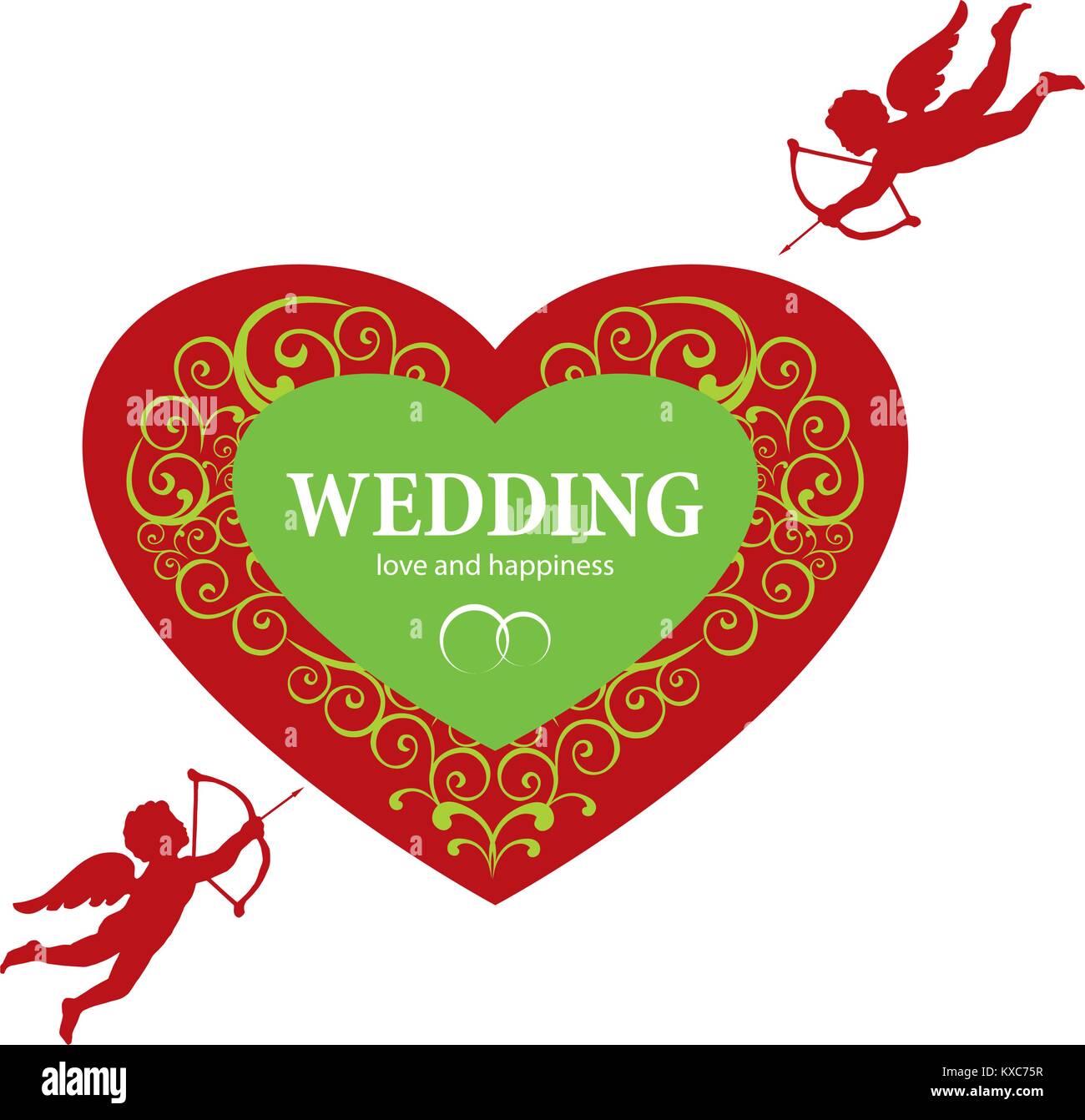 vector logo wedding Stock Vector Image & Art - Alamy