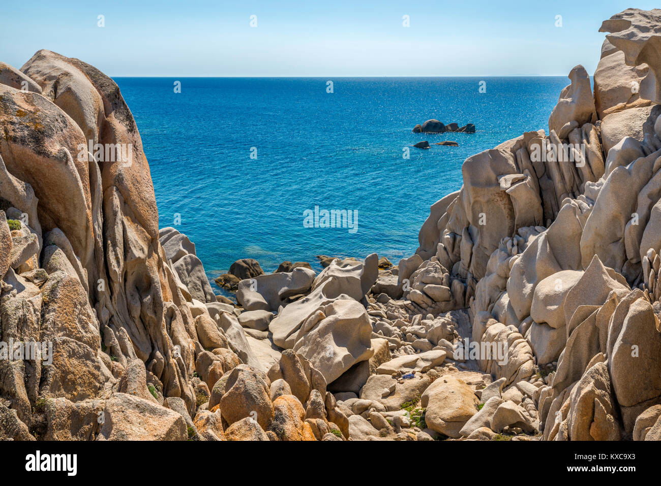Granite formations at Capo Testa, near Santa Teresa di Gallura, Gallura ...