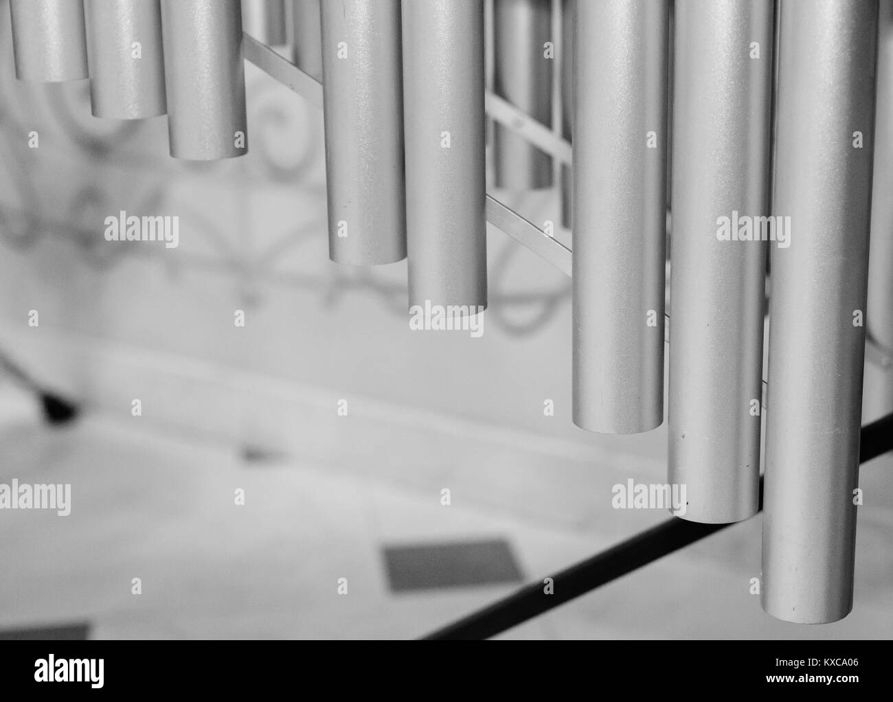 Tubes of wood Black and White Stock Photos & Images - Alamy