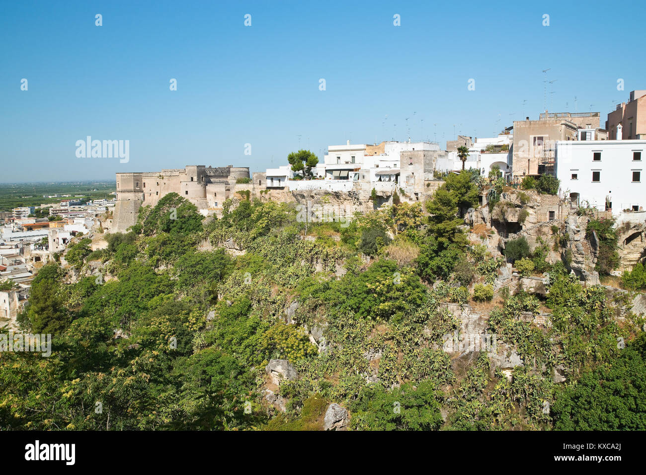 Panoramic view of Massafra. Puglia. Italy Stock Photo - Alamy