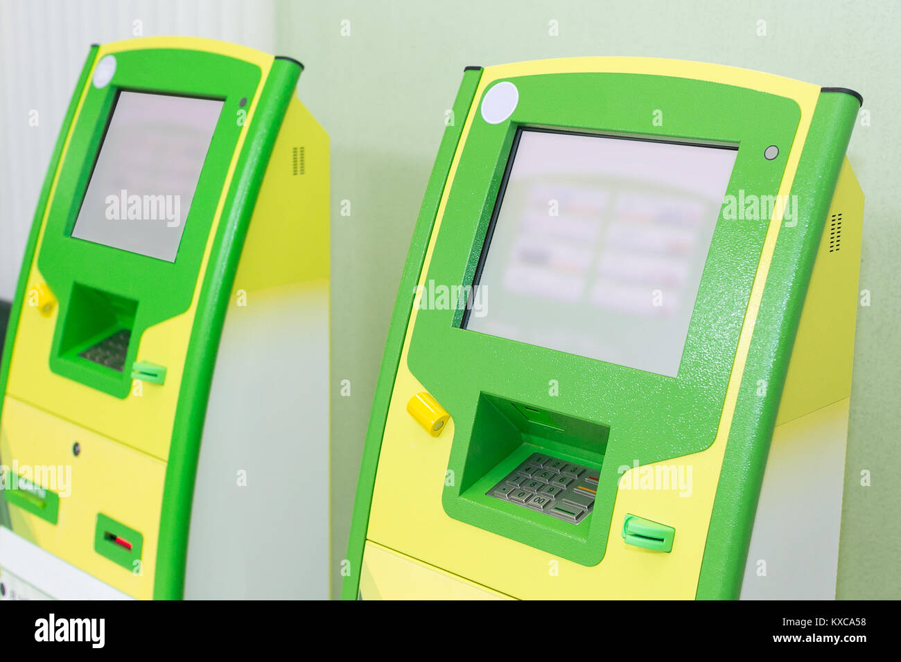 Automatic payment terminals hi-res stock photography and images - Alamy
